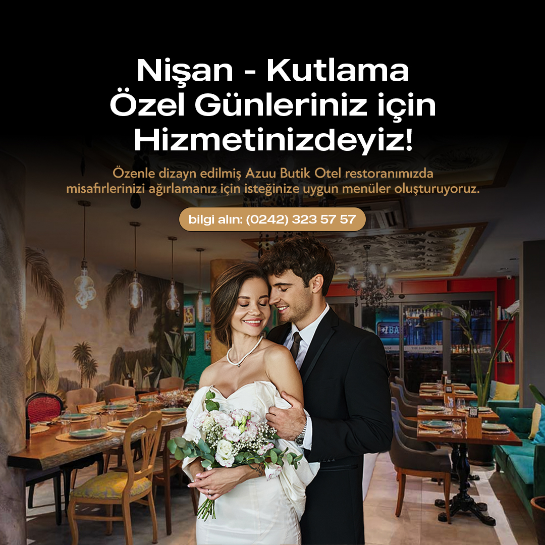 Azuu Hotel'de Yemek ve Etkinlik Organizasyonu - Azuu Hotel